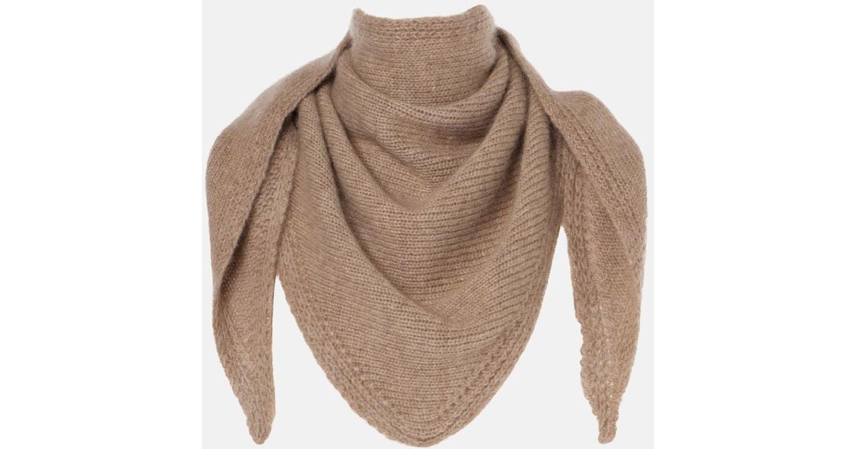 The Row Hit Cashmere Scarf in Natural | Lyst