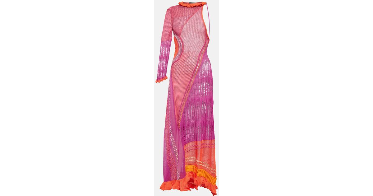 Roberta Einer Bianca Cotton Maxi Dress in Pink | Lyst