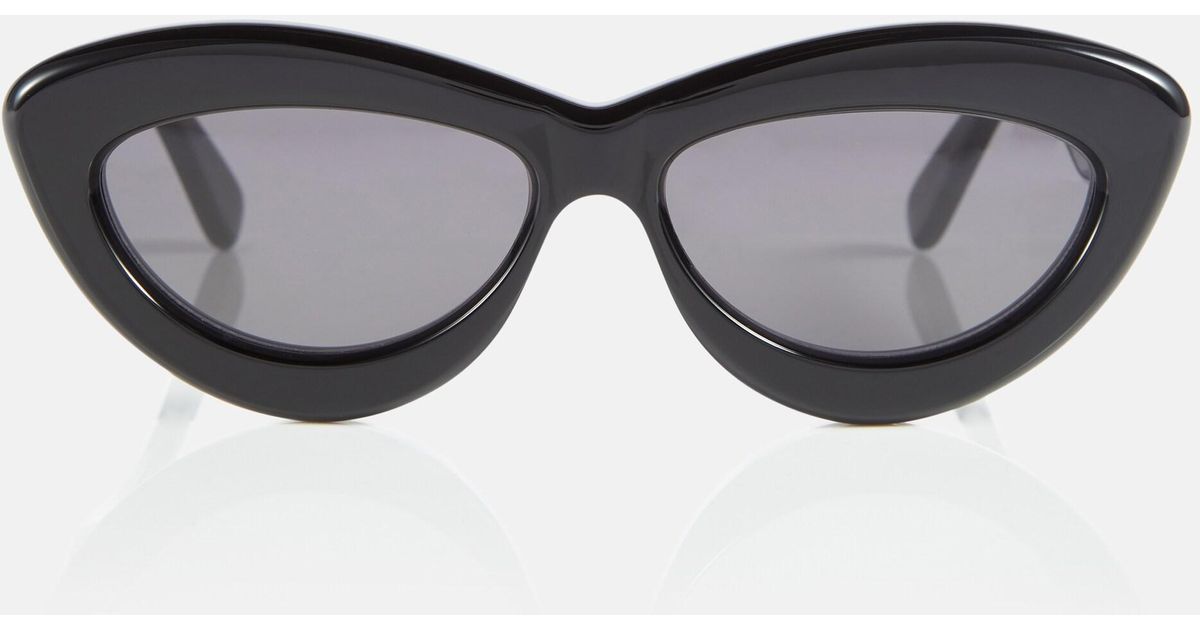 Loewe Cat Eye Sunglasses In Brown Lyst