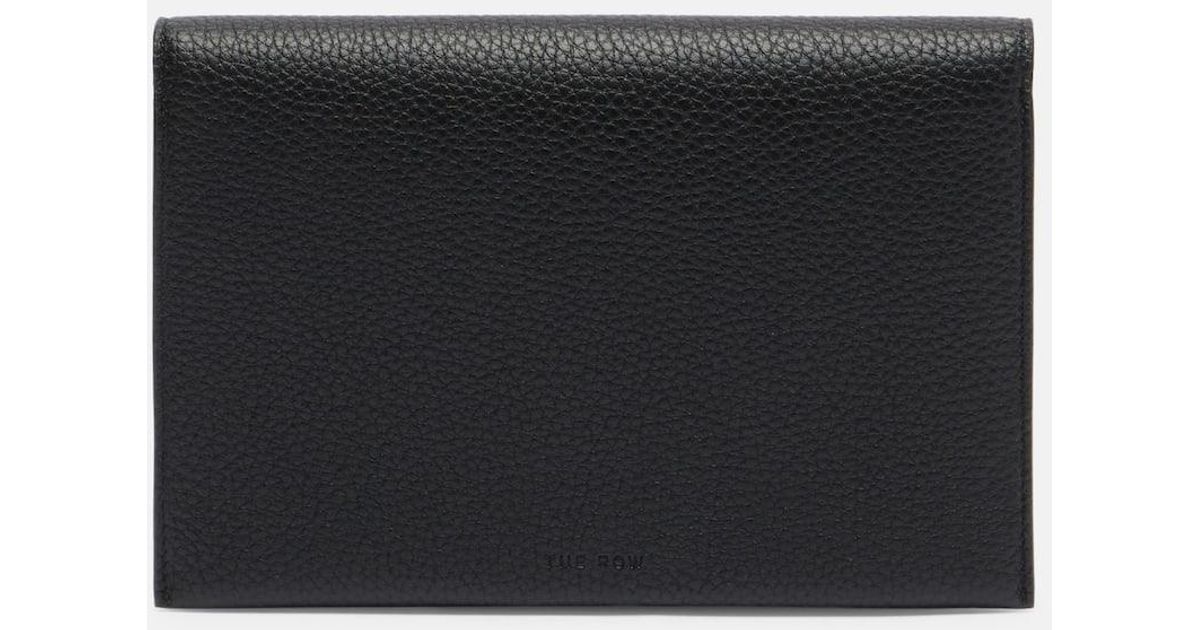 The Row Leather Pouch in Black | Lyst UK