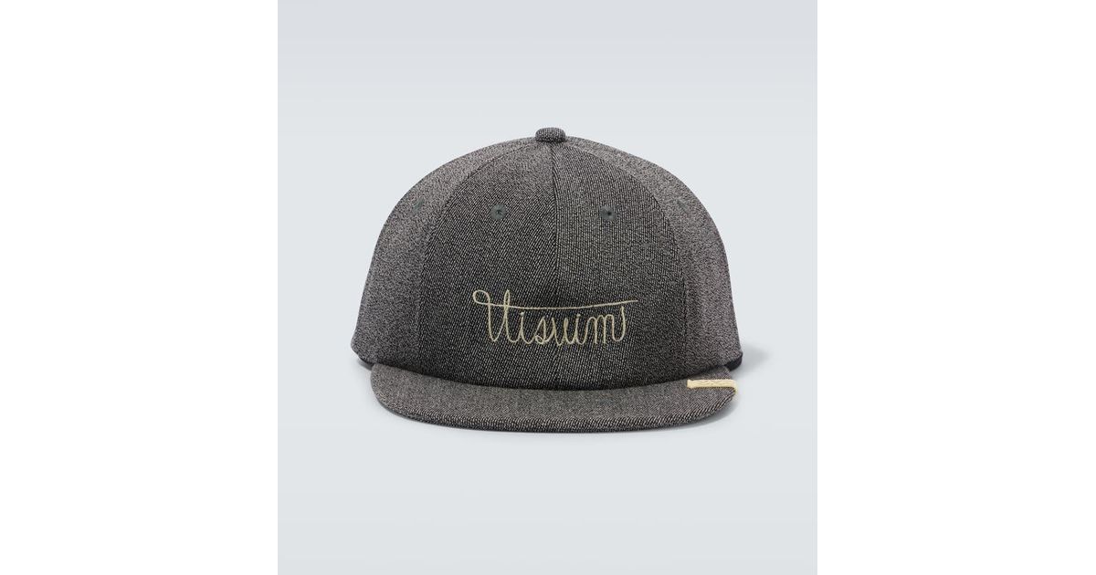Visvim Excelsior Ii Wool And Linen Baseball Cap in Gray for Men | Lyst