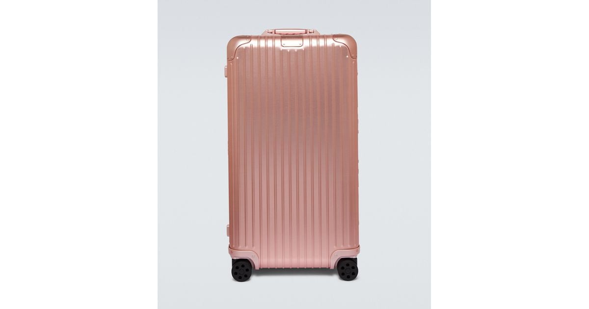 RIMOWA Original Trunk Plus Suitcase in Pink for Men | Lyst Canada