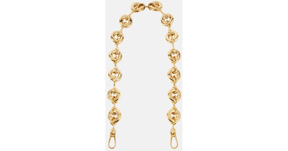 Loewe Donut Chain Bag Strap in Metallic | Lyst
