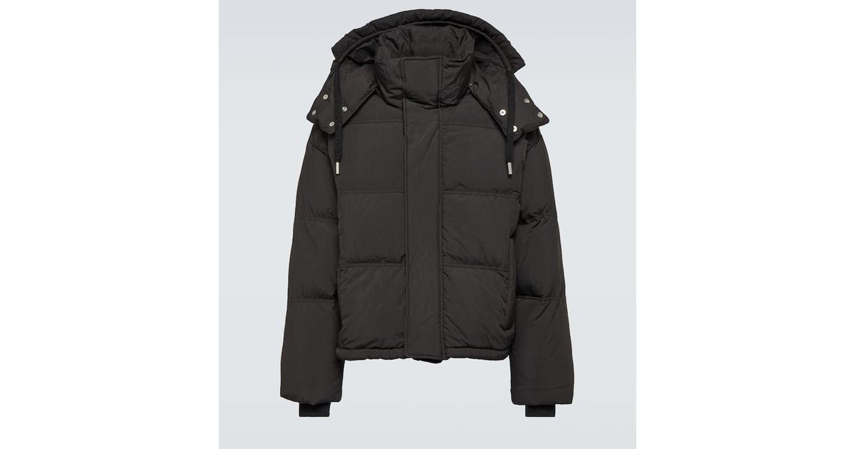 Ami Paris Puffer Down Jacket in Black for Men | Lyst UK