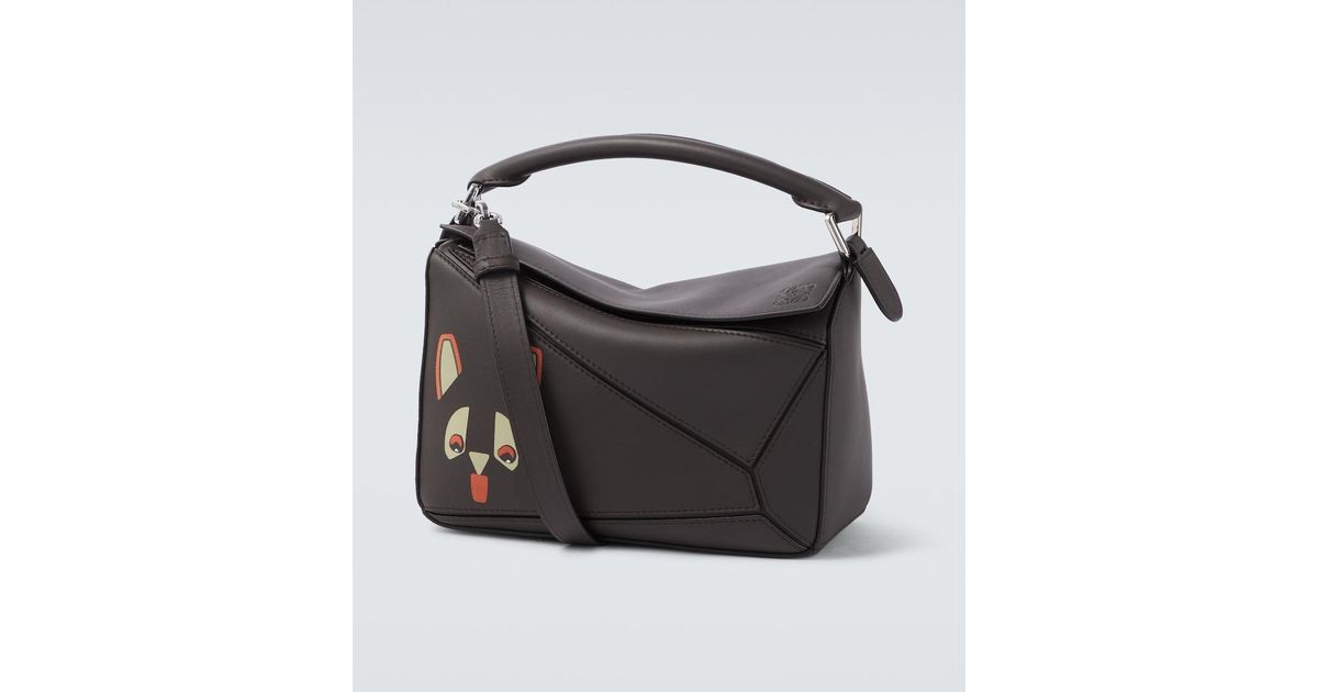 Loewe X Louis Wain Puzzle Top-Handle Bag in Black for Men | Lyst