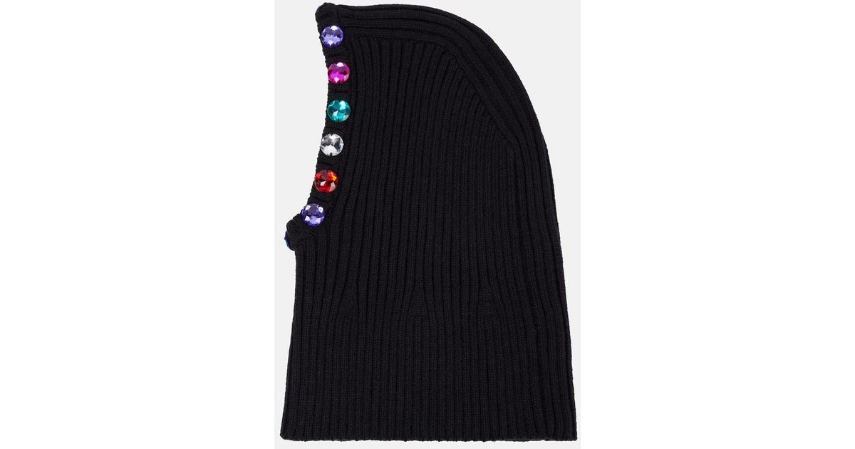 Goldbergh Luciana Embellished Ski Mask in Black | Lyst