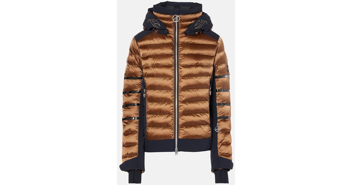 Toni Sailer Adele Splendid Ski Jacket in Brown | Lyst