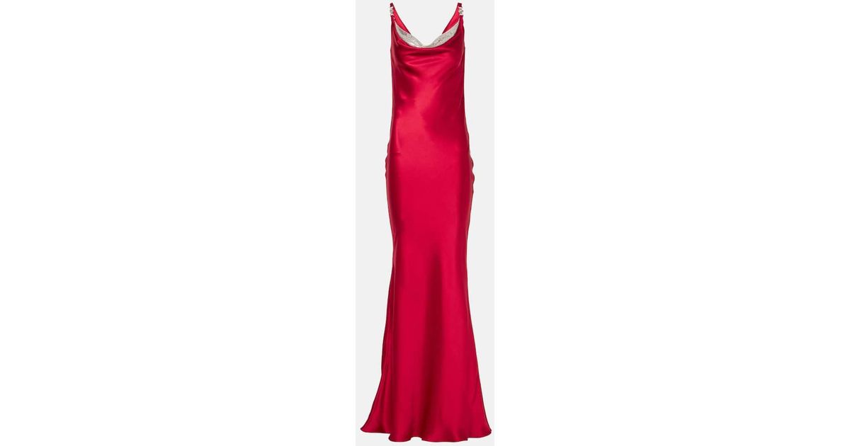 Versace 'Medusa '95' Dress in Red | Lyst