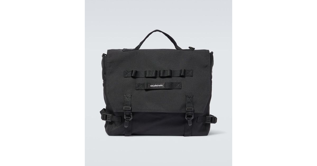 Balenciaga Army Messenger Bag in Black for Men | Lyst