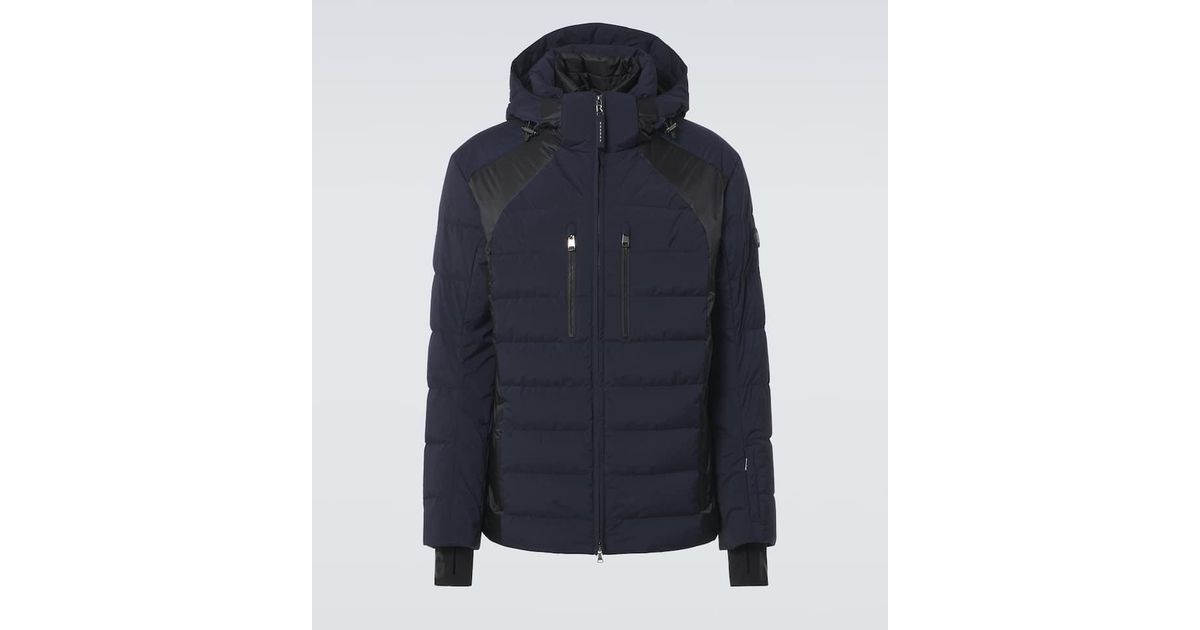 Bogner Balin Quilted Down Ski Jacket in Blue for Men | Lyst
