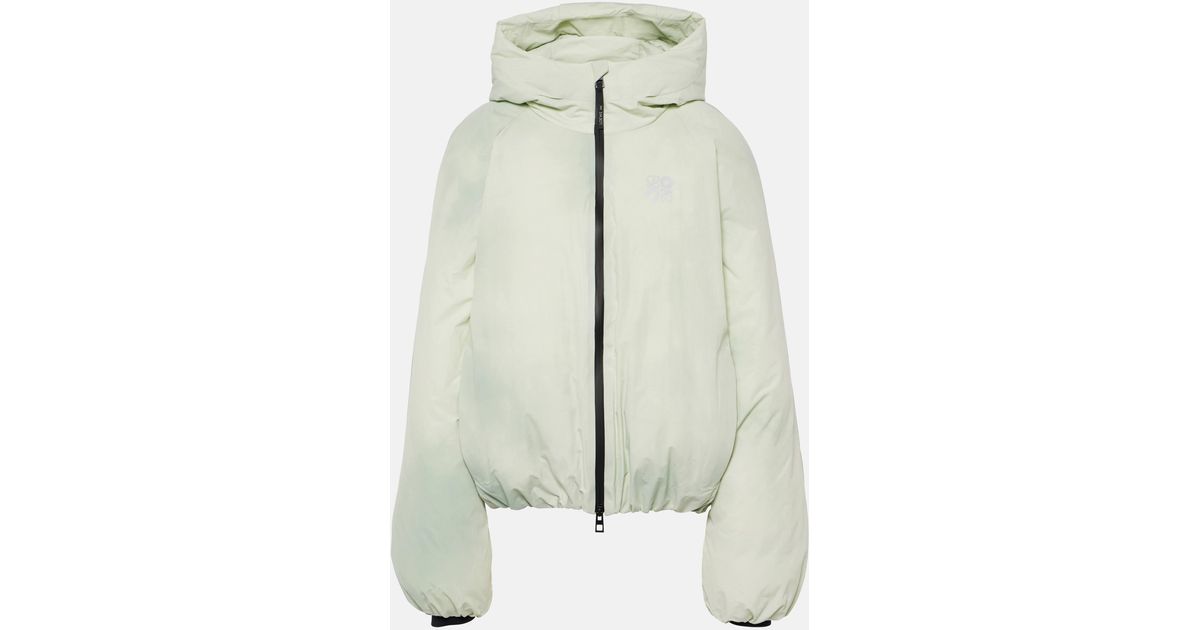 Loewe X On Tie-Dye Technical Puffer Jacket in Green | Lyst UK