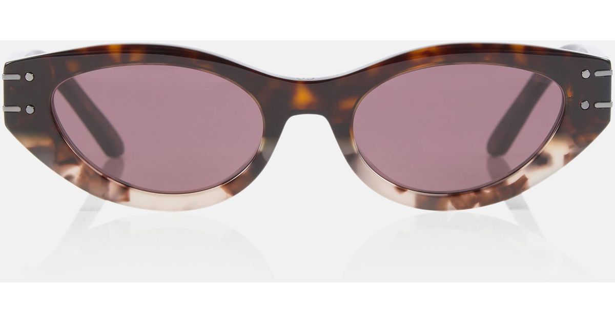 Dior Diorsignature B5i Sunglasses in Brown | Lyst UK