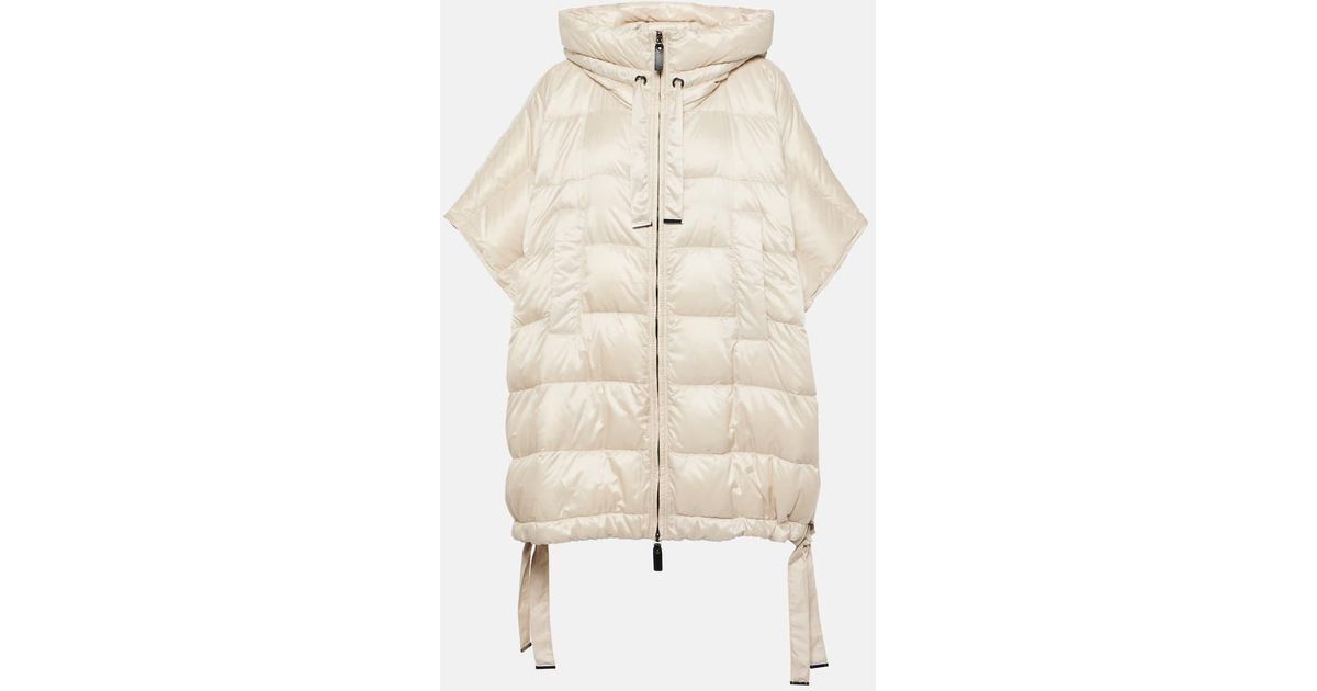 Max Mara The Cube Seiman Quilted Jacket in Natural | Lyst