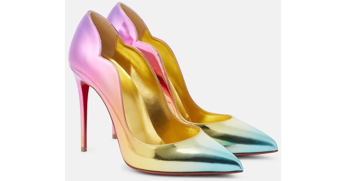 Escarpins Hot Chick 100 En Cuir Christian Louboutin | Lyst