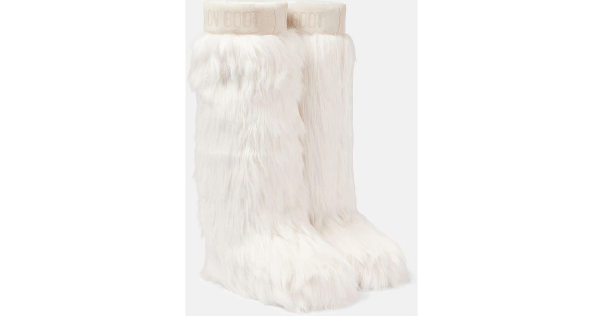 Moon Boot Icon Yeti Extra Snow Boots in White | Lyst