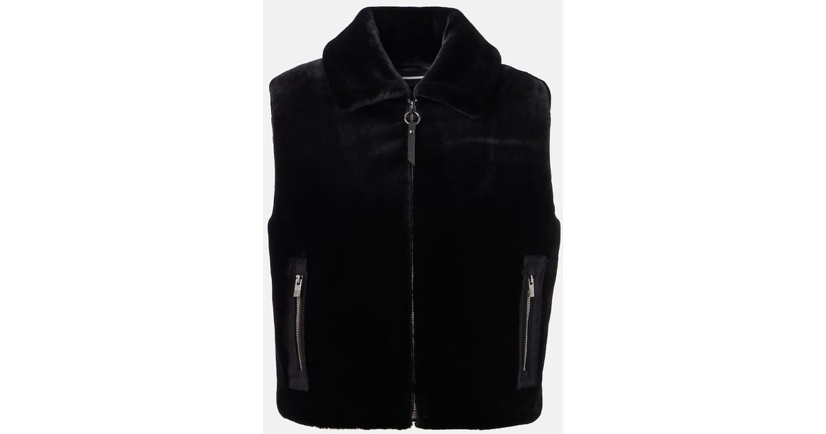 Fusalp Piagina Zip-Up Vest in Black | Lyst