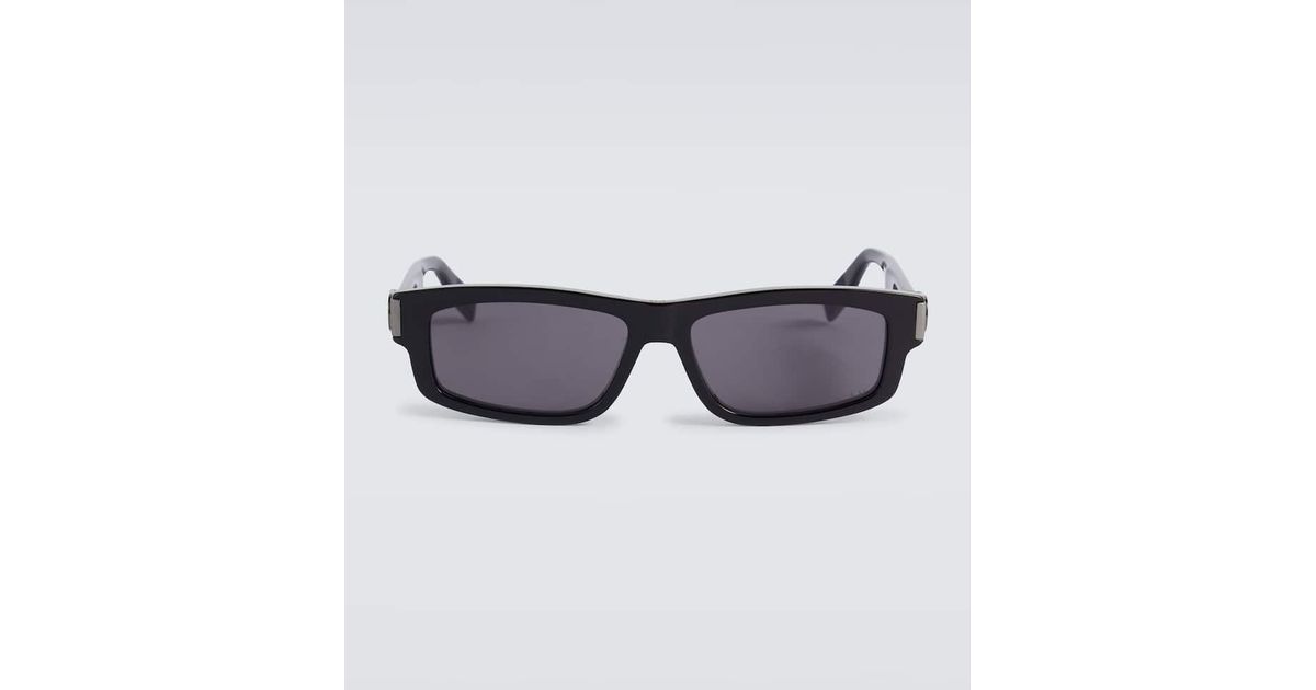 Dior Cd Icon S2I Rectangular Sunglasses in Blue for Men | Lyst UK
