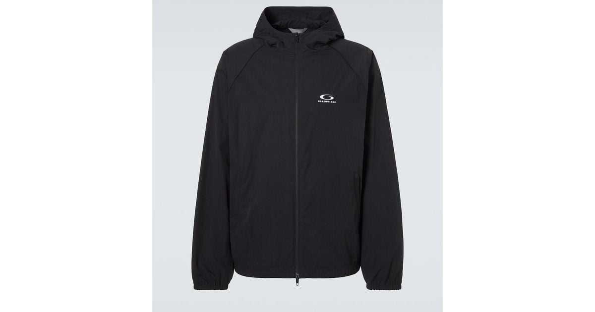 Balenciaga Technical Track Jacket in Black for Men | Lyst