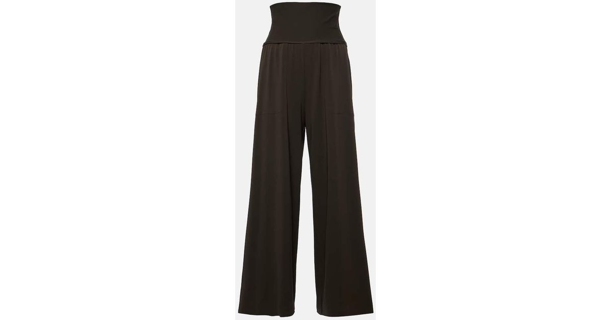 Eres Dao Wide-Leg Pants in Black | Lyst