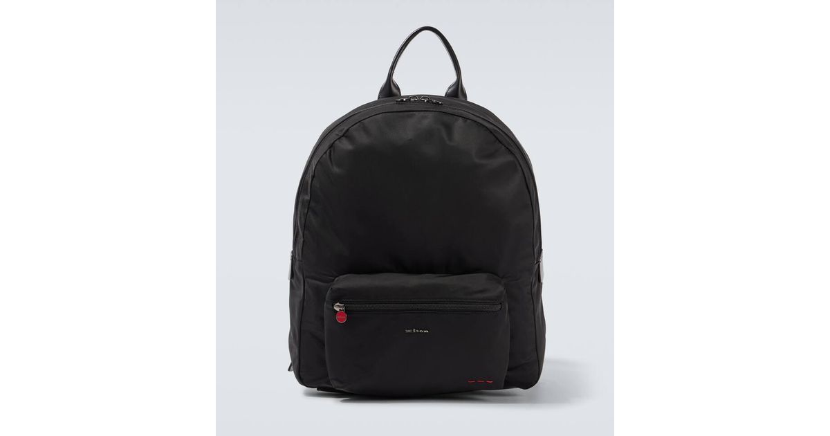 Kiton Technical Backpack in Black for Men | Lyst