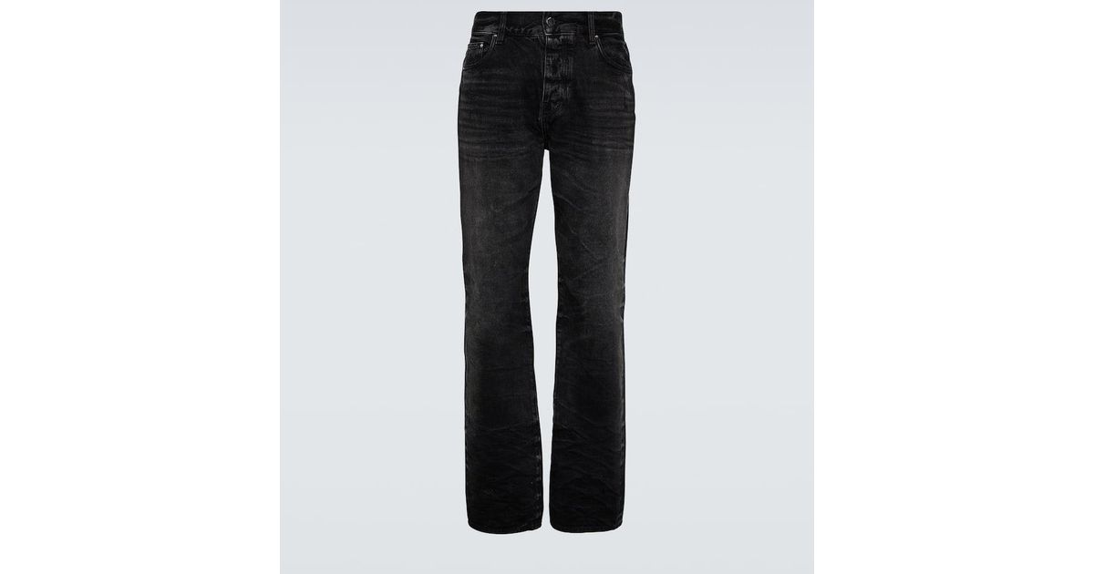 Amiri Stack Straight Jeans in Black for Men | Lyst UK