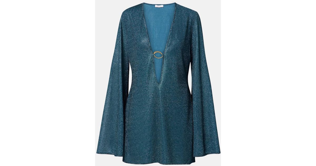 Oséree Lumiere O Minidress in Blue | Lyst UK