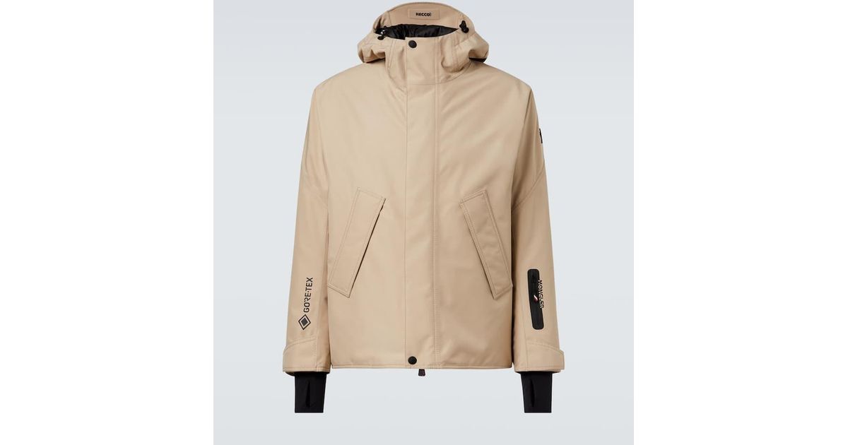 Moncler High Performance Ski Jacket in Natural for Men | Lyst UK