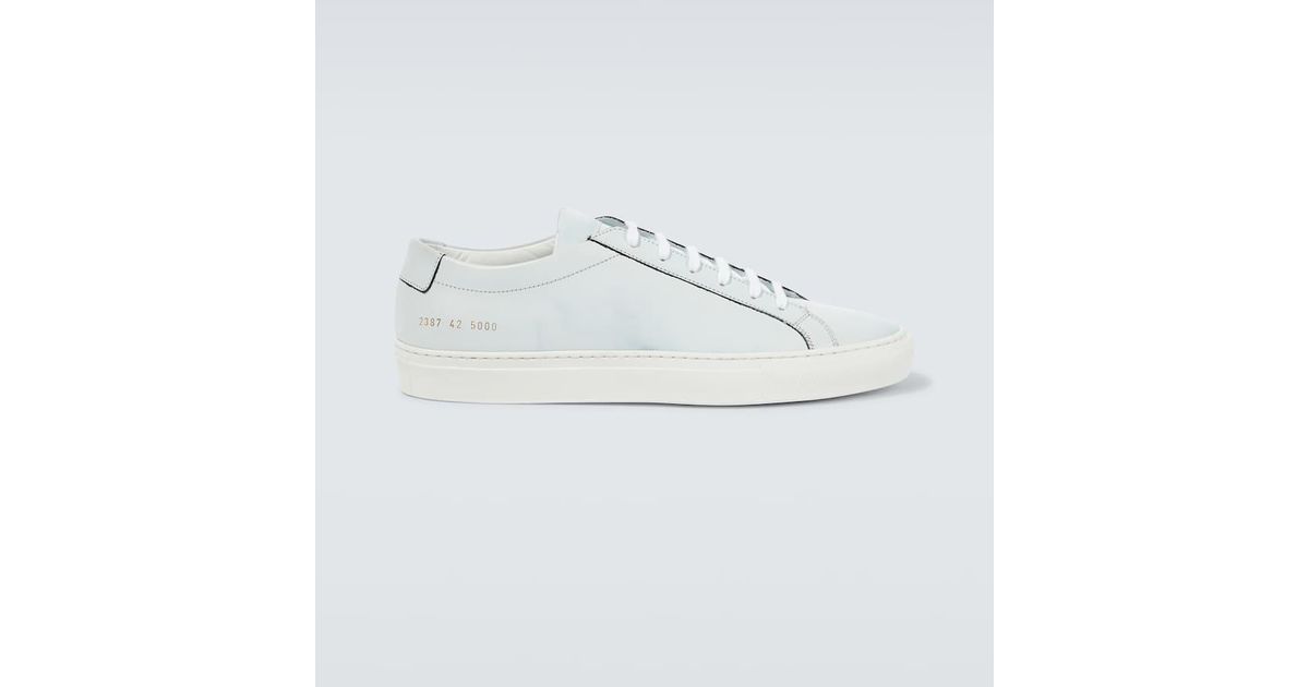 Common Projects Achilles Fade Leather Sneakers in White for Men | Lyst