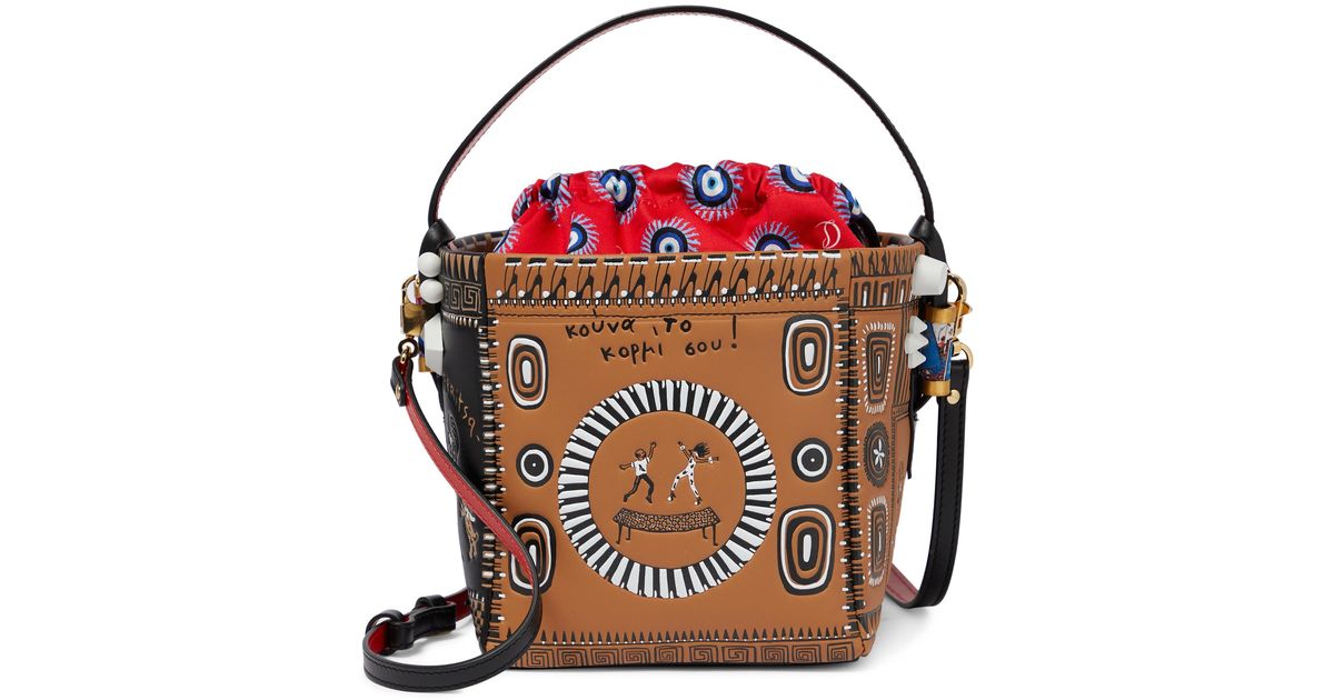 Christian Louboutin Greekaba Mini Leather Tote | Lyst