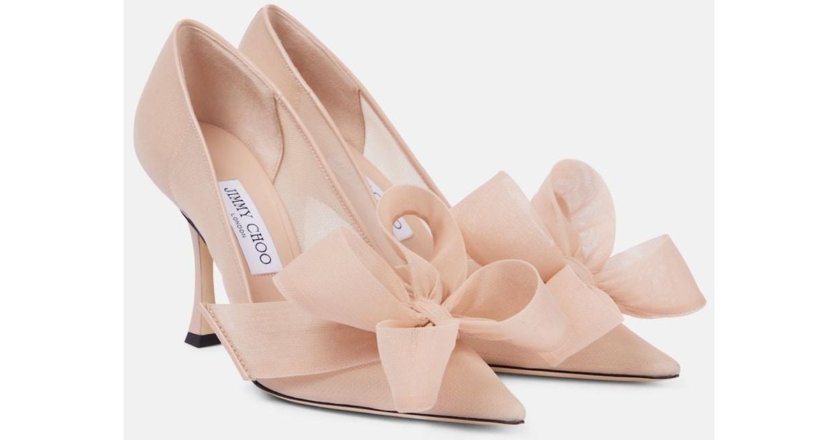 Jimmy Choo Pink Bow Heels