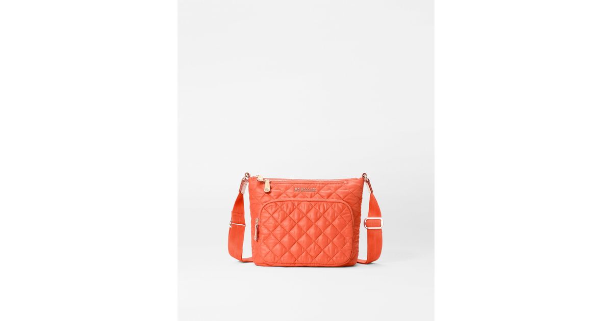 MZ Wallace Poppy Metro Scout Crossbody Deluxe in Red | Lyst