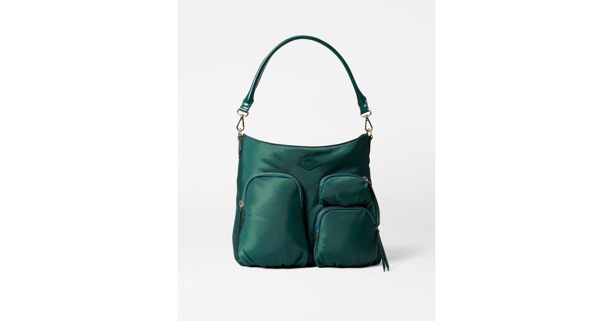 MZ Wallace Emerald Chelsea Hobo in Green | Lyst