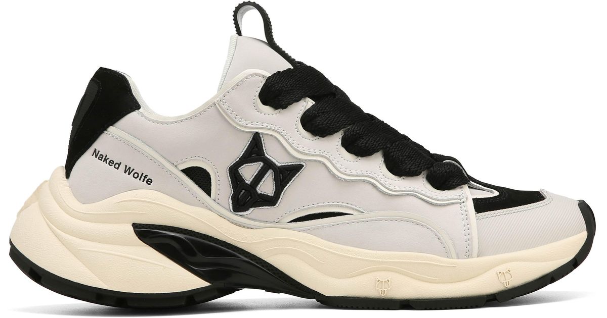 Naked Wolfe Man Flip Moon Cow Leather in White | Lyst