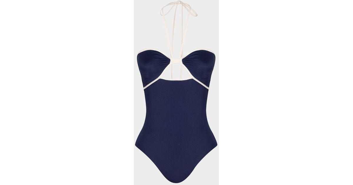 Johanna Ortiz Sea Salt One-Piece Swimsuit in Blue | Lyst