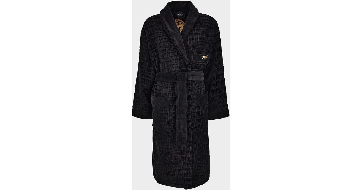 Versace Medusa 95 Jacquard Terry Cloth Lunar New Year Robe With ...