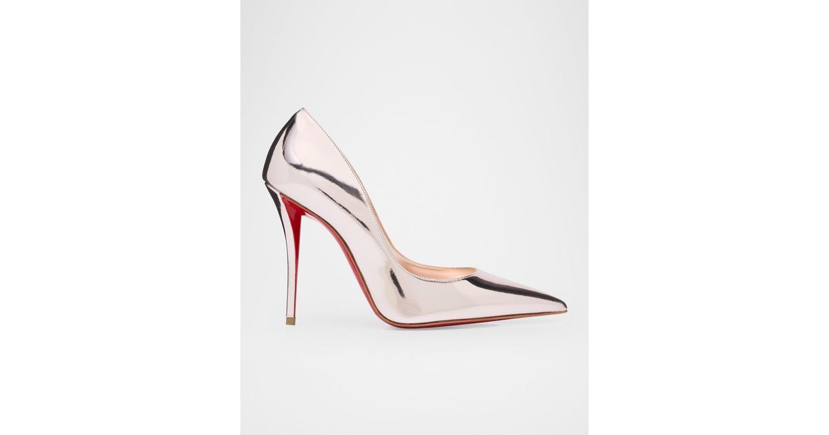 Christian Louboutin Miss Z Mirror Sole Pumps in Pink | Lyst