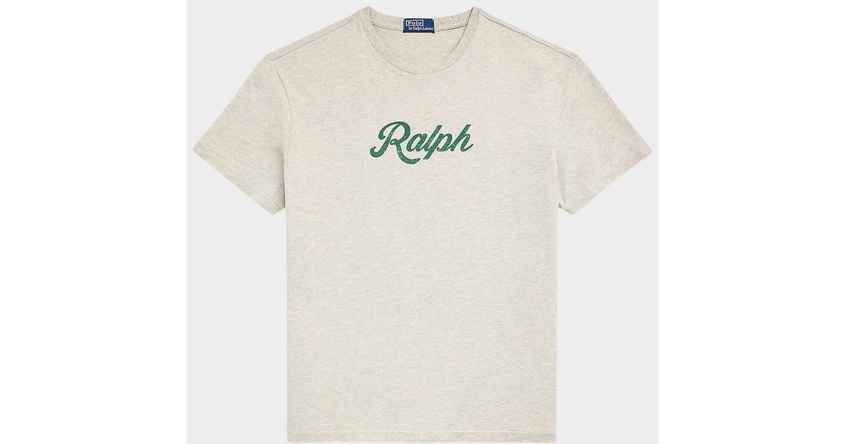 Polo Ralph Lauren The Ralph Script Cotton Jersey T-Shirt in White for ...