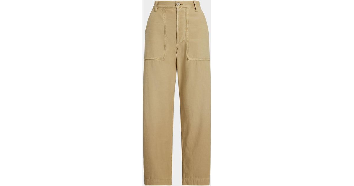 Polo Ralph Lauren The Ricky Pants in Natural | Lyst