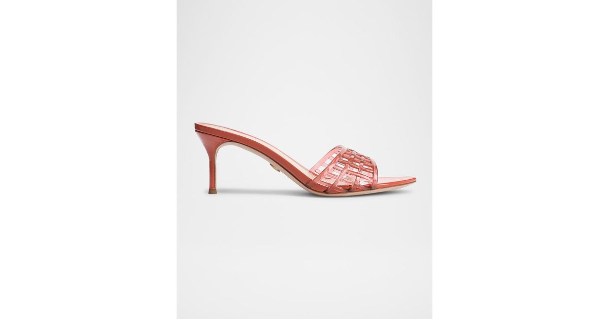Veronica Beard Tia Jelly Slide Stiletto Sandals in Pink | Lyst
