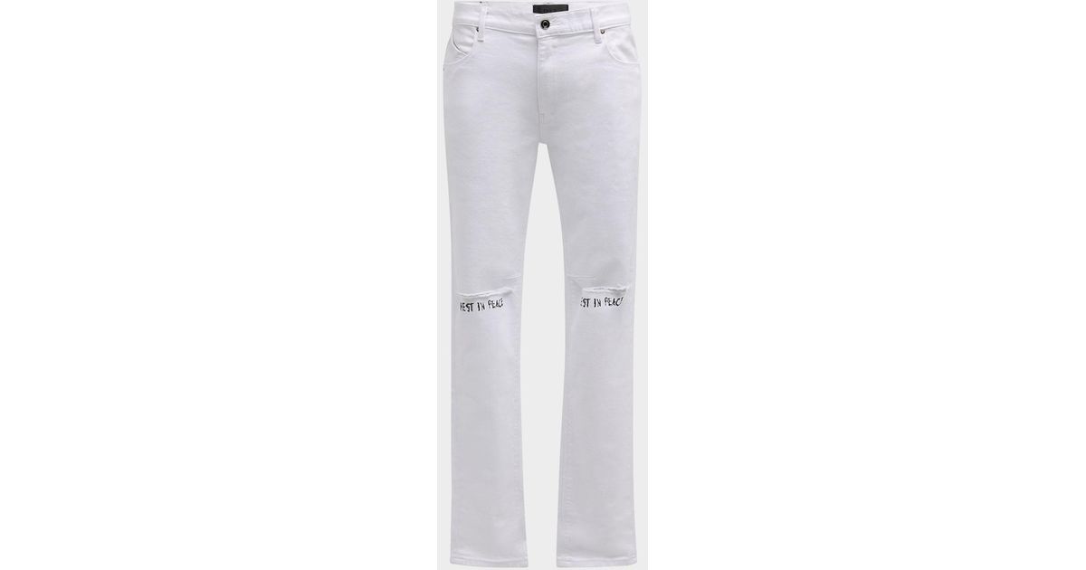 RTA Bryant R. I.P. Skinny Jeans in Black for Men | Lyst