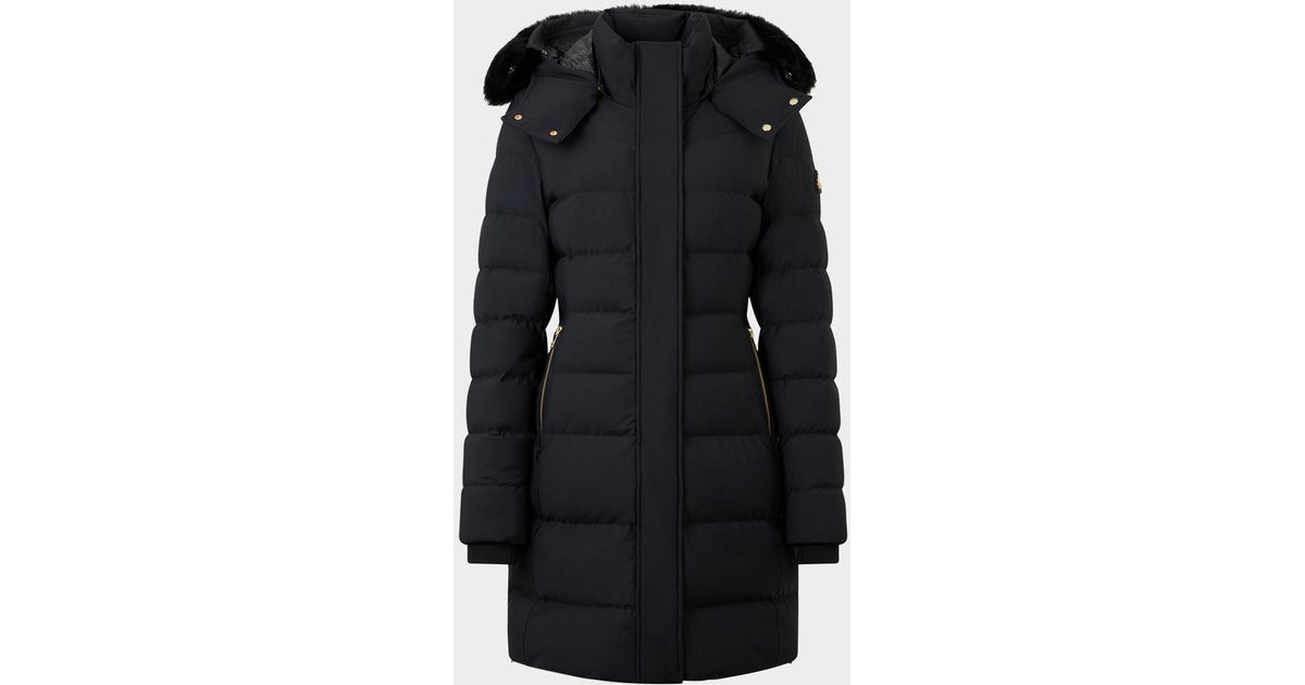Moose Knuckles Watershed 3 Down Parka With Removable Hood in Black | Lyst