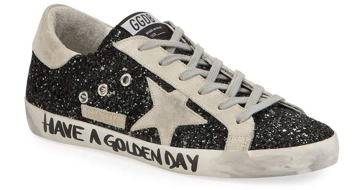 Golden Goose Superstar Golden Day Sneakers in Green | Lyst