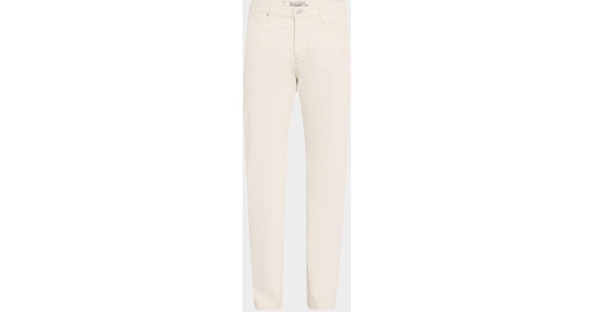 Hudson Jeans Wes Classic Straight-Leg Pants in Natural for Men | Lyst