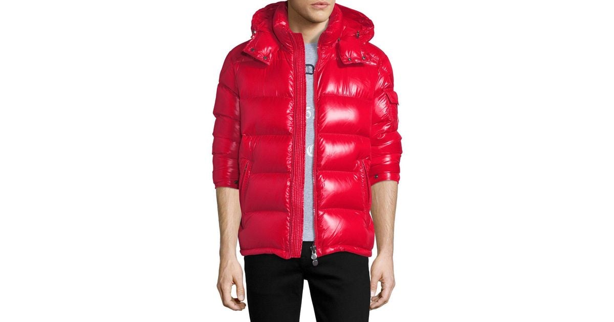 Moncler 'maya' Padded Jacket in Red for Men | Lyst