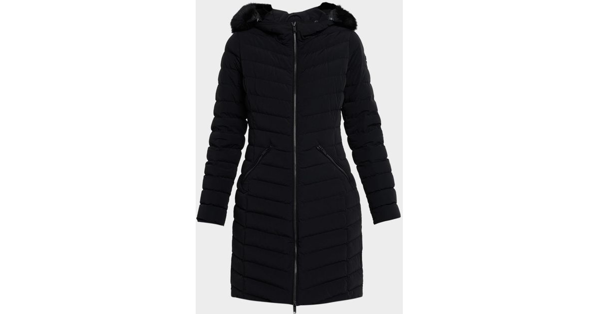 Moose Knuckles Andesite Down Parka With Removable Hood & Shearling Trim ...