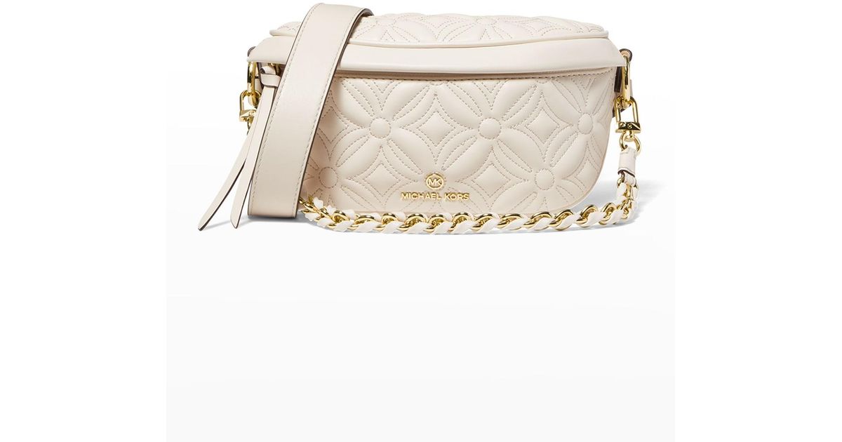 MICHAEL Michael Kors Slater Xs Sling Pack Flower Quilted Crossbody Bag ... MICHAEL Michael Kors Slater Xs Sling Pack Flower Quilted Crossbody Bag ...