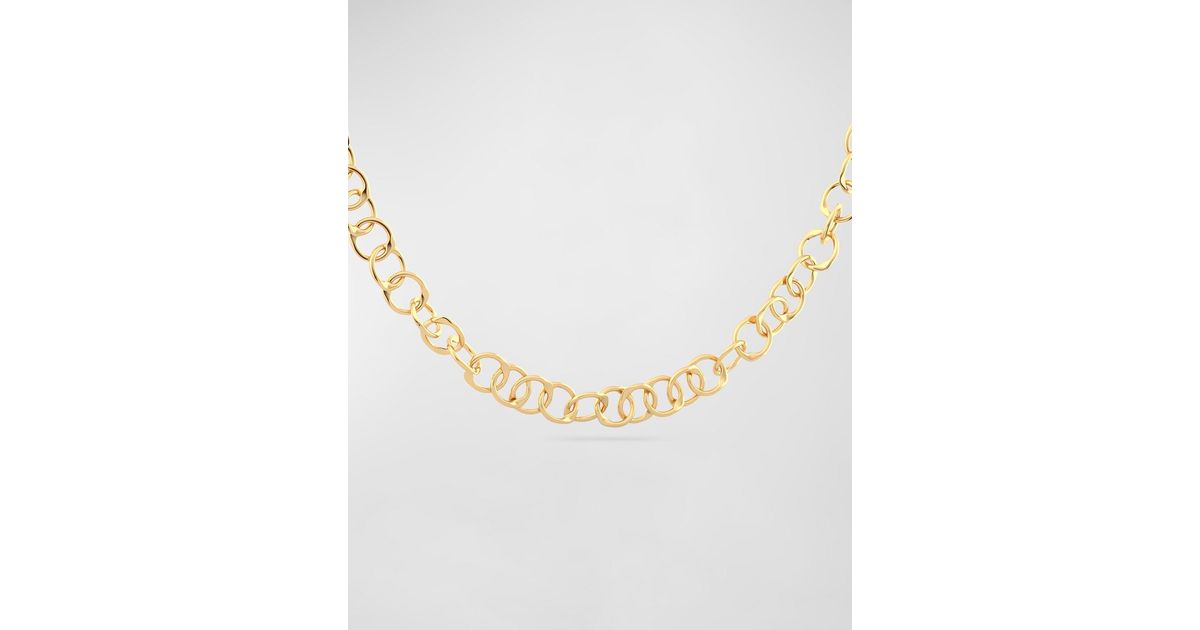 Jamie Turner Laurel Chain Necklace in Metallic | Lyst