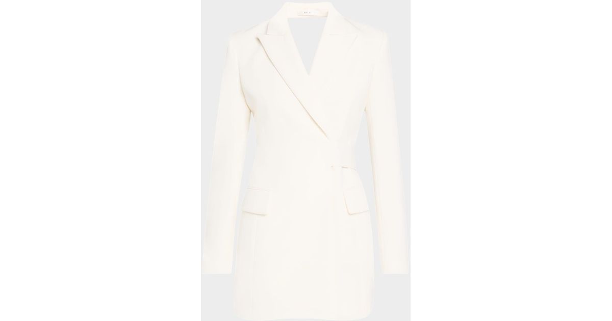 A.L.C. Mira Cutout Blazer Mini Dress in Natural | Lyst