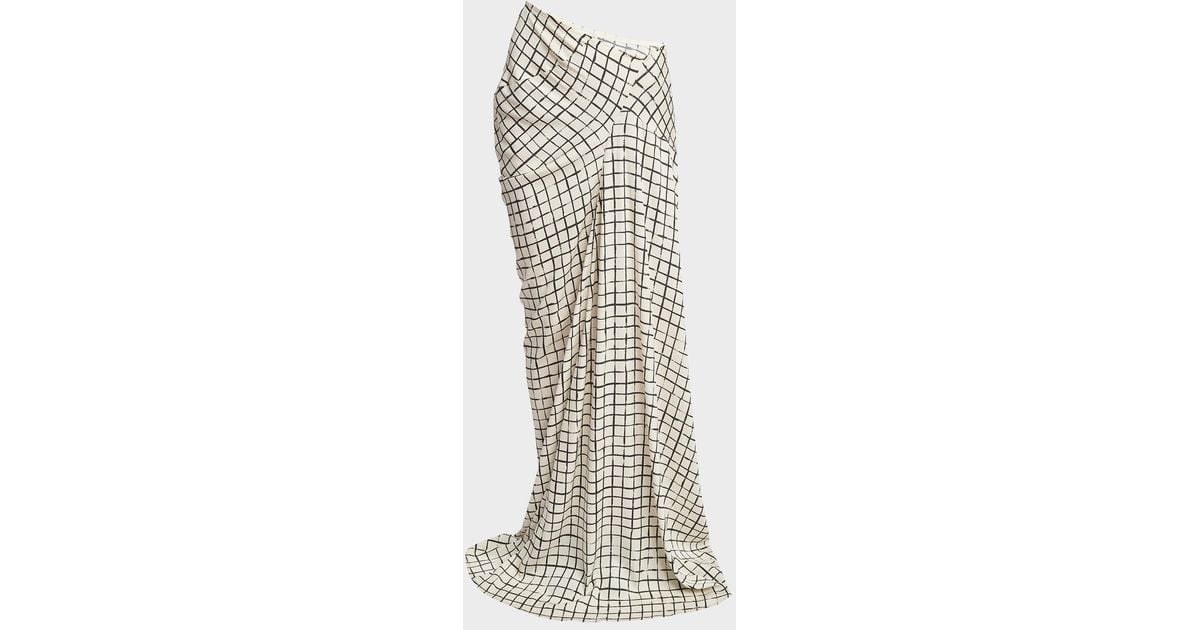 Dries Van Noten Saren Asymmetric Draped Maxi Skirt | Lyst