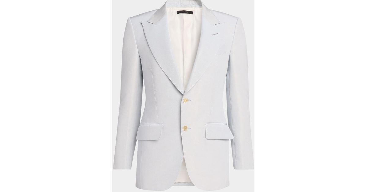 Tom Ford Dyllan Corded Suit in White for Men | Lyst